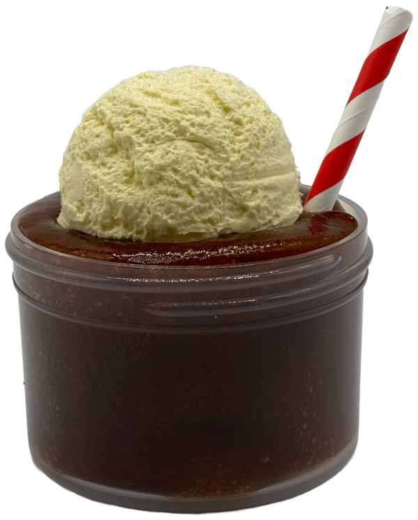Root Beer Float - Glitter Slimes