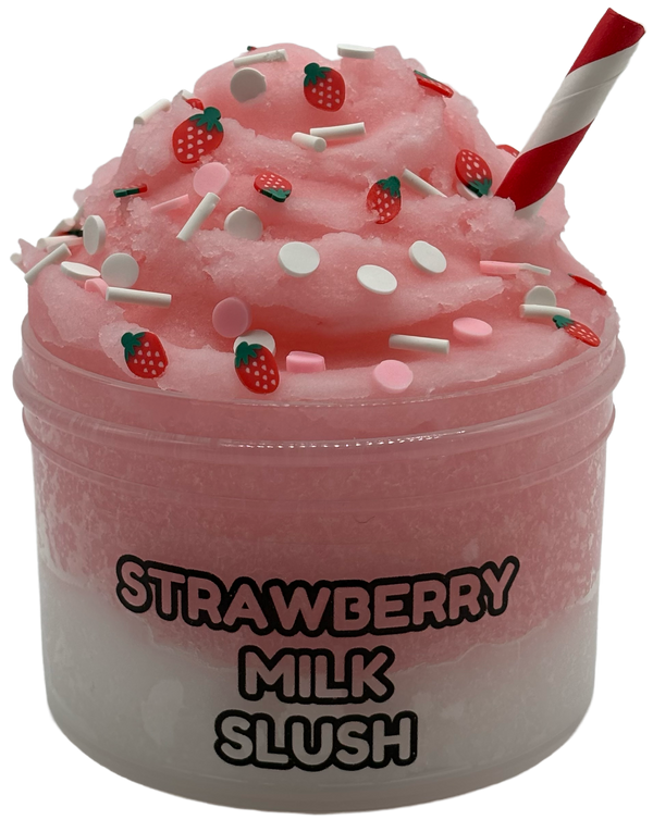 Strawberry Milk Slush - Glitter Slimes