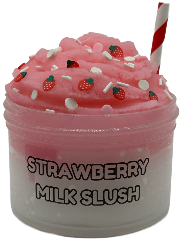 Strawberry Milk Slush - Glitter Slimes