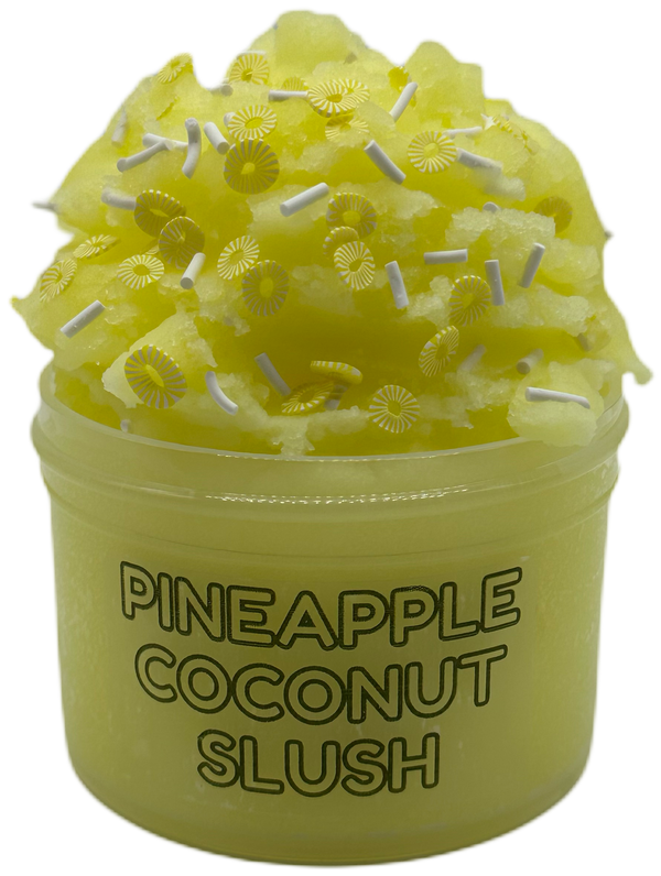 Pineapple Coconut Slush - Glitter Slimes